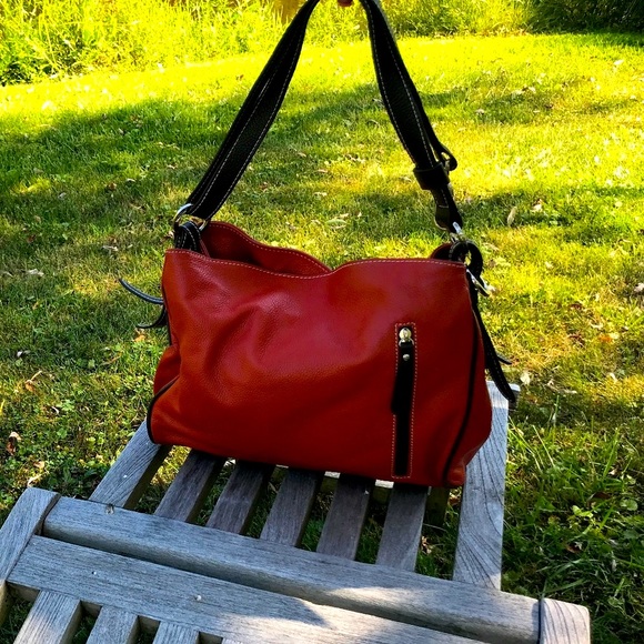 Vera Pelle | Bags | Vera Pelle Italian Soft Pebbled Leather Handbags ...